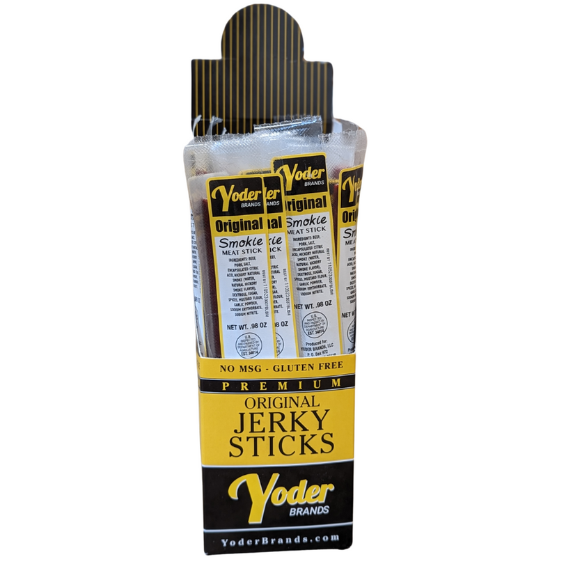 (24ct) Original Smoked Beef Sticks – YODER BRANDS